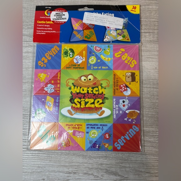Creative Teacher Press | Games | Nip Cootie Catcher Ctp782 Healthy ...